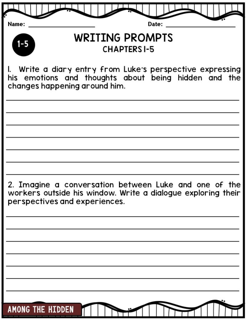 Among The Hidden Novel Study Guide - Made By Teachers