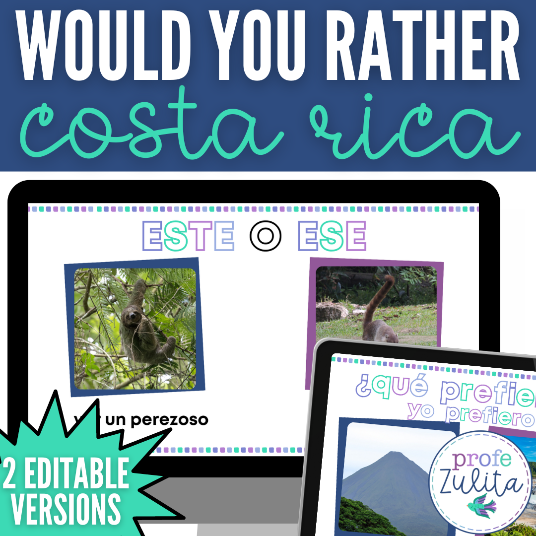 Spanish This or That República Dominicana Culture Would You Rather ...