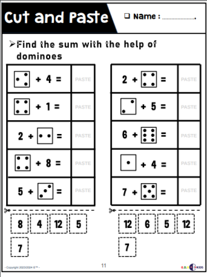 Addition Activities Worksheets, Centers, and Games with Counting On ...