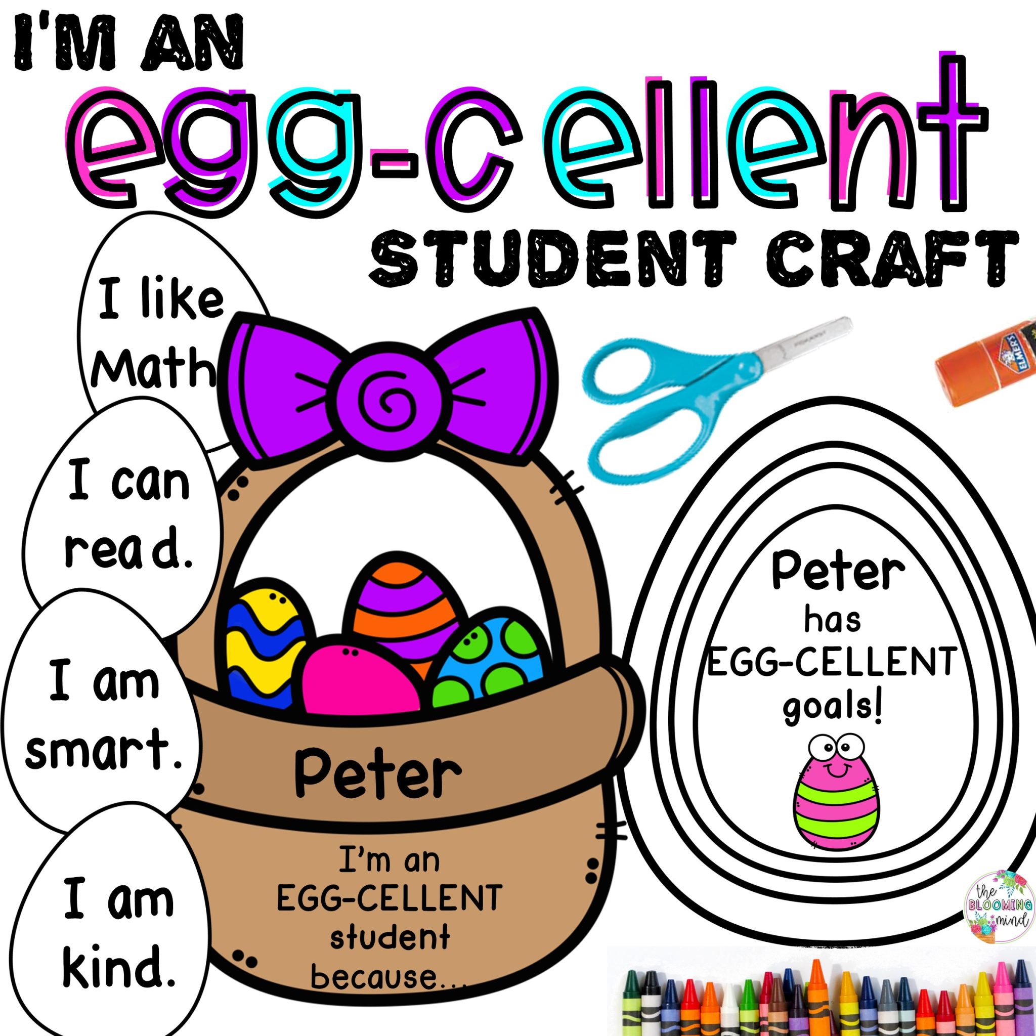 Egg-cellent Student Easter Egg Craft | Made By Teachers