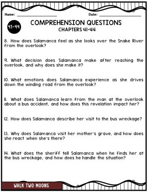 Walk Two Moons Novel Study Guide - Made By Teachers