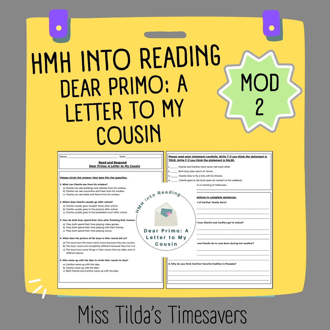 4th Grade HMH into Reading Activity Pack - Module | Made By Teachers
