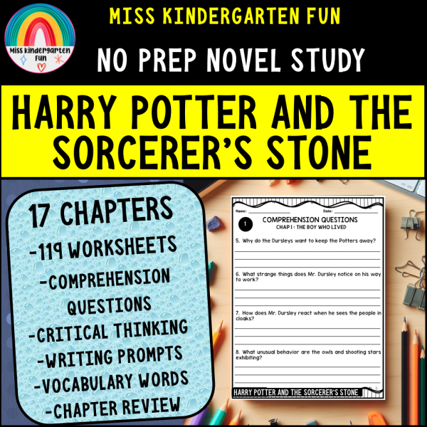 Harry Potter and the Sorcerer's Stone Novel Study Guide - Made By Teachers