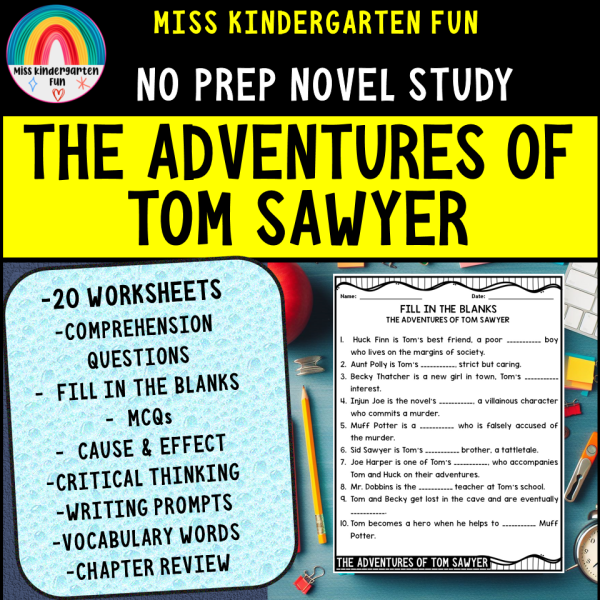 The Adventures of Tom Sawyer Novel Study Guide | Made By Teachers