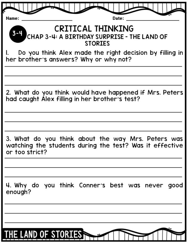 The Land of Stories The Wishing Spell Novel Study Guide - Made By Teachers