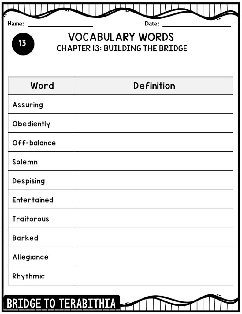 Bridge To Terabithia Novel Study Guide - Made By Teachers