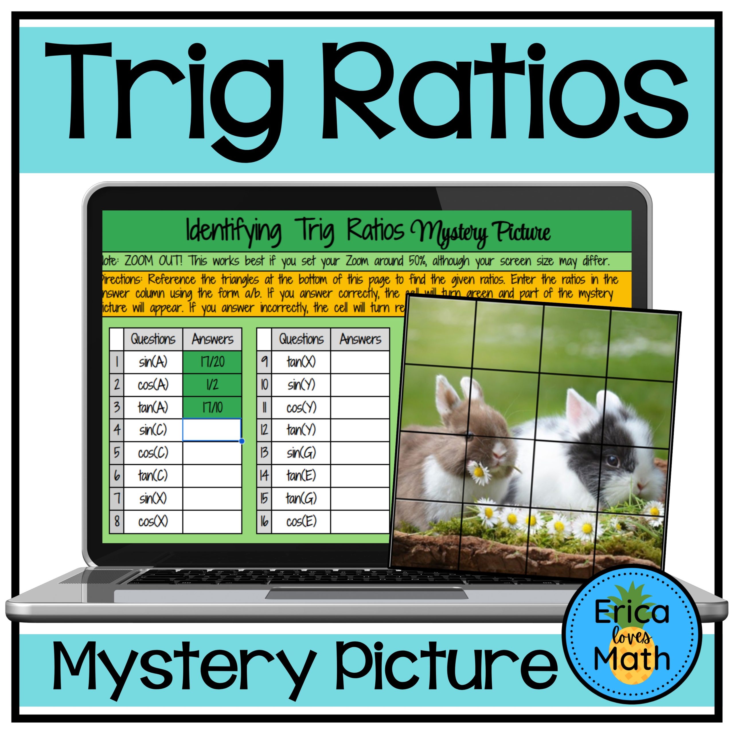 45-45-90 Special Right Triangles Digital Activity Maze | Made By Teachers