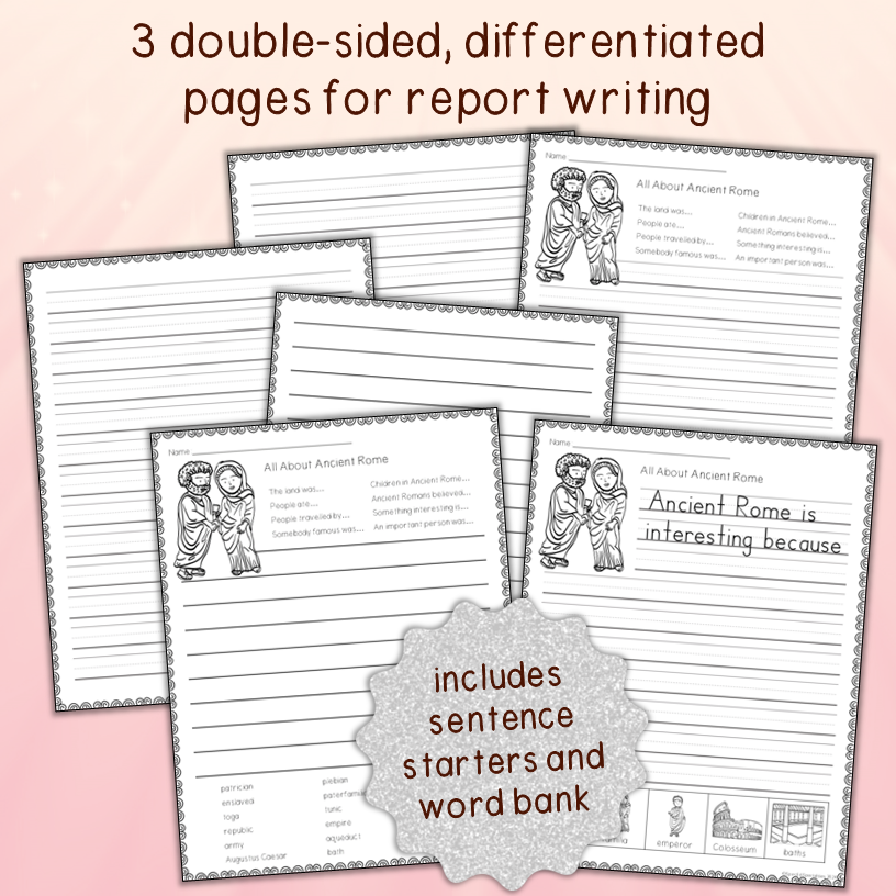 Ancient Rome Unit BUNDLE | Made By Teachers