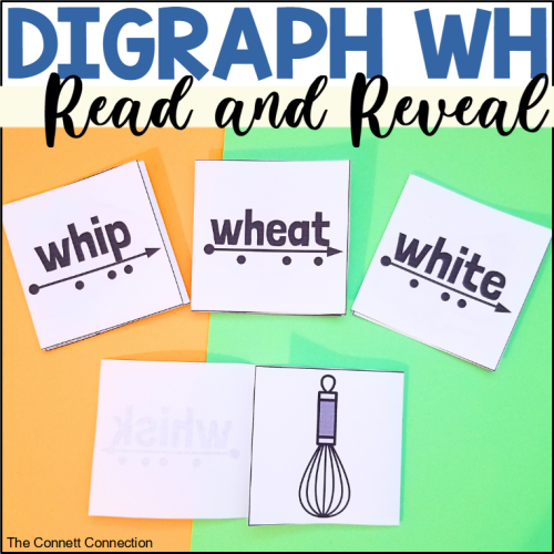 Digraph WH Words Read and Reveal Cards for Blending | Made By Teachers