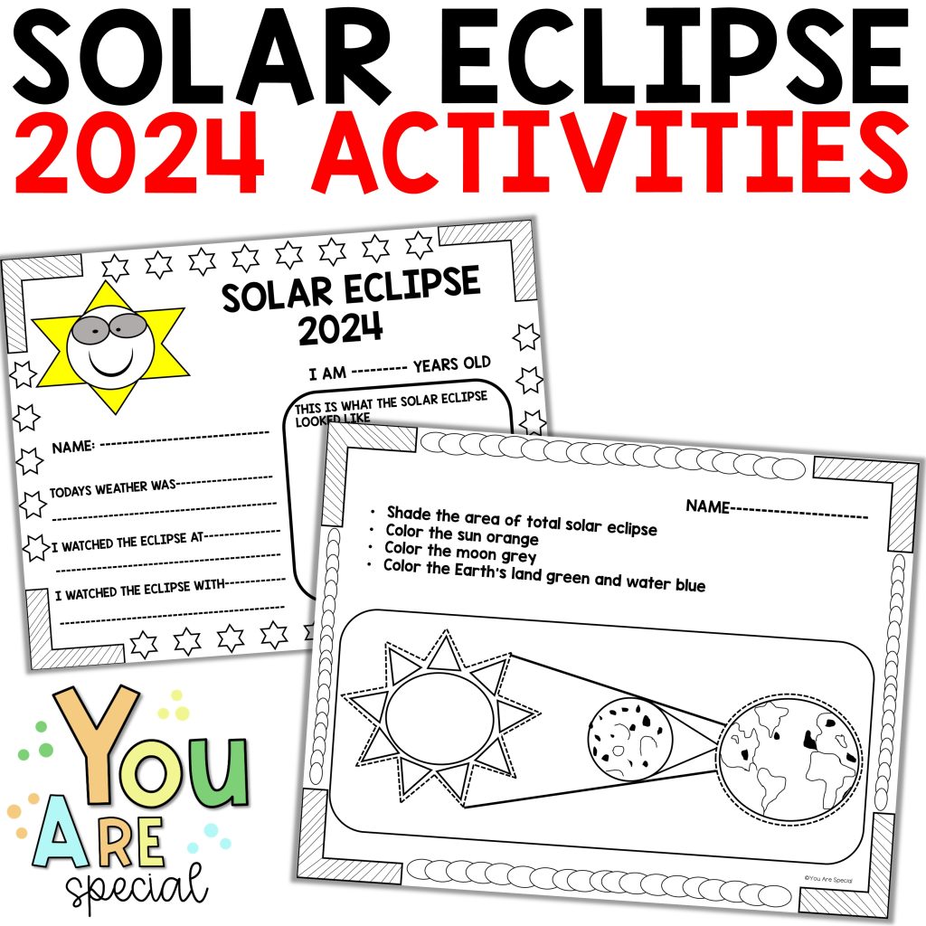 Solar Eclipse 2024 Activities Writing Worksheets | Made By Teachers