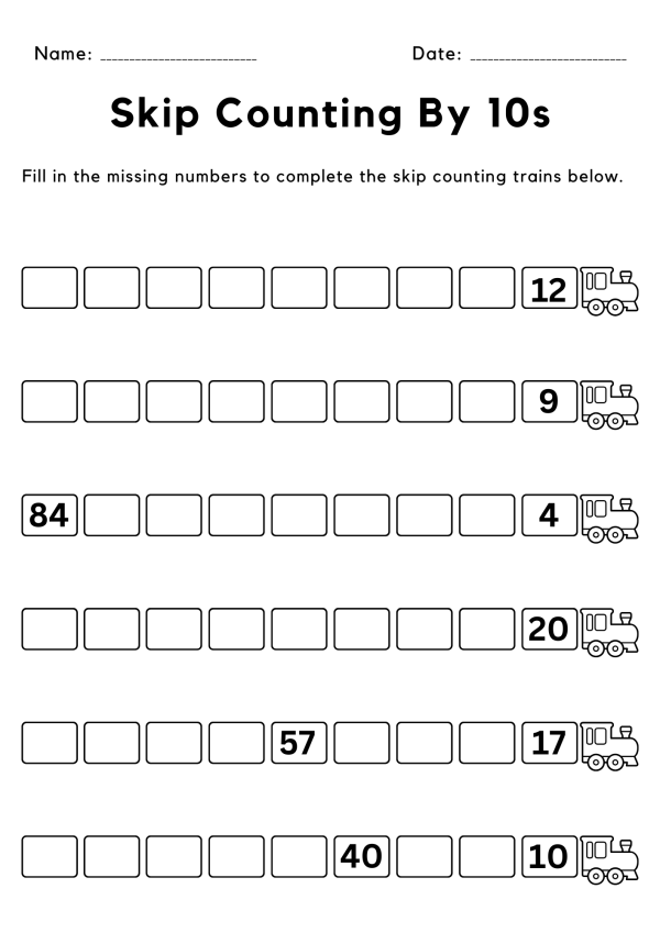 Skip counting by 2s 5s and 10s practical activities worksheet - Made By ...