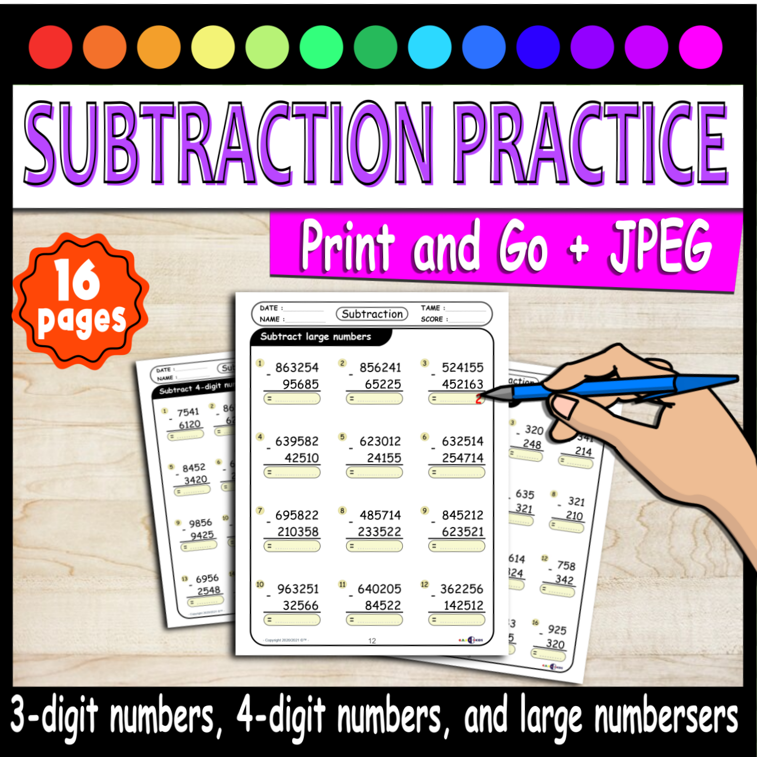 Summer Math worksheets Vertical Addition with Objects (Sums to 20 ...