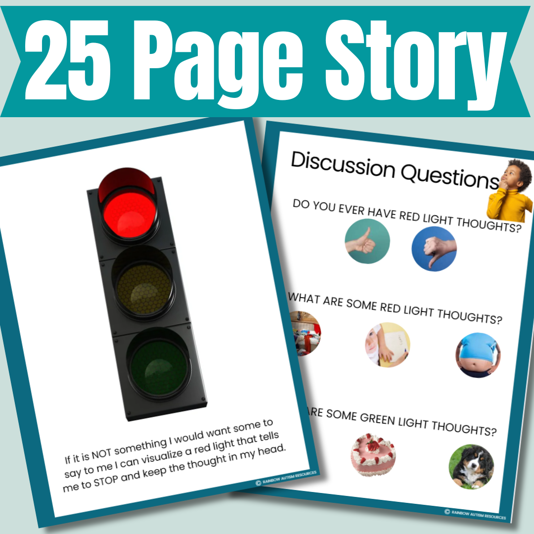 Think it or Say it Social Story Autism SEL to Teach Social Filter ...