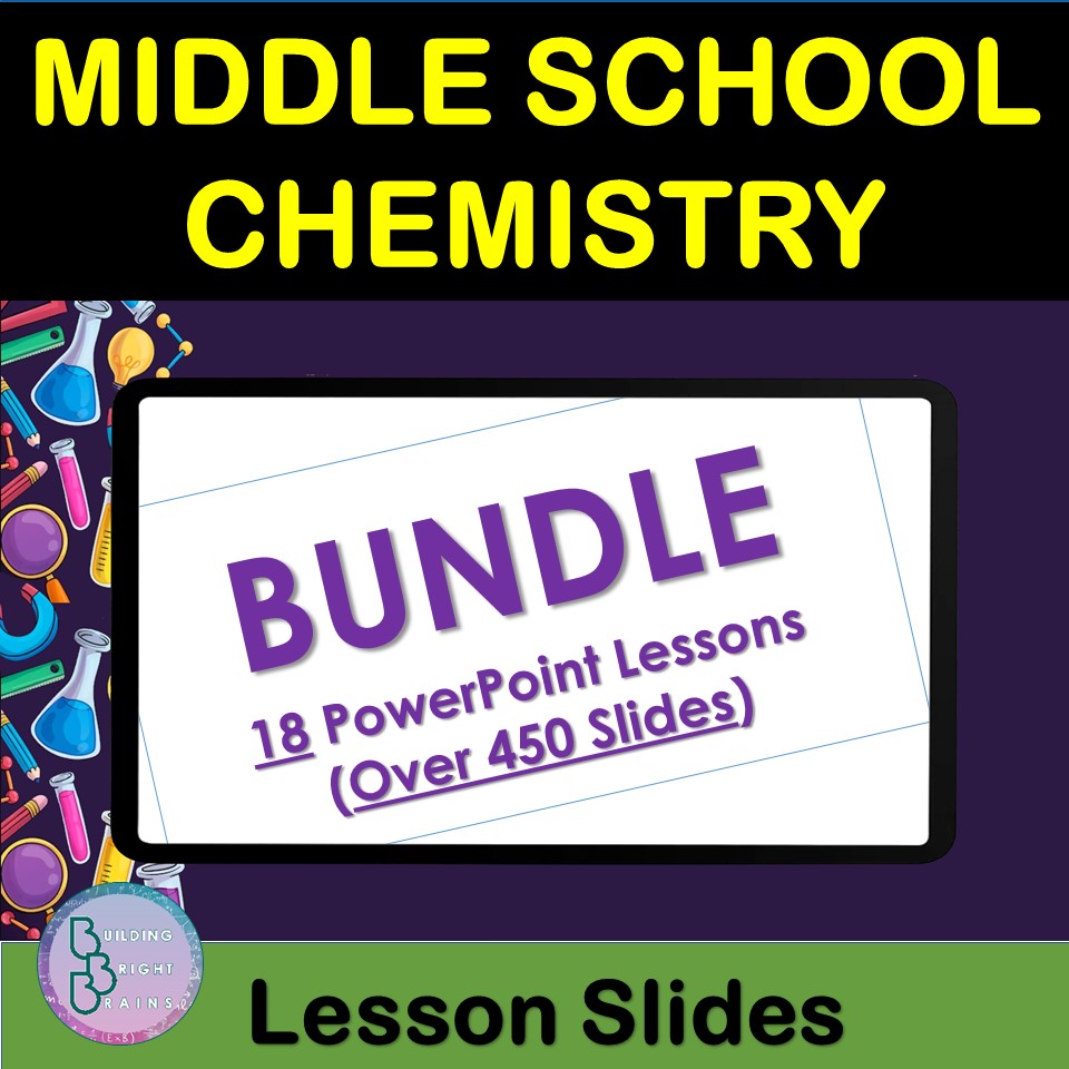 Middle School Chemistry Bundle | PowerPoint Lesson Slides | Acids and ...