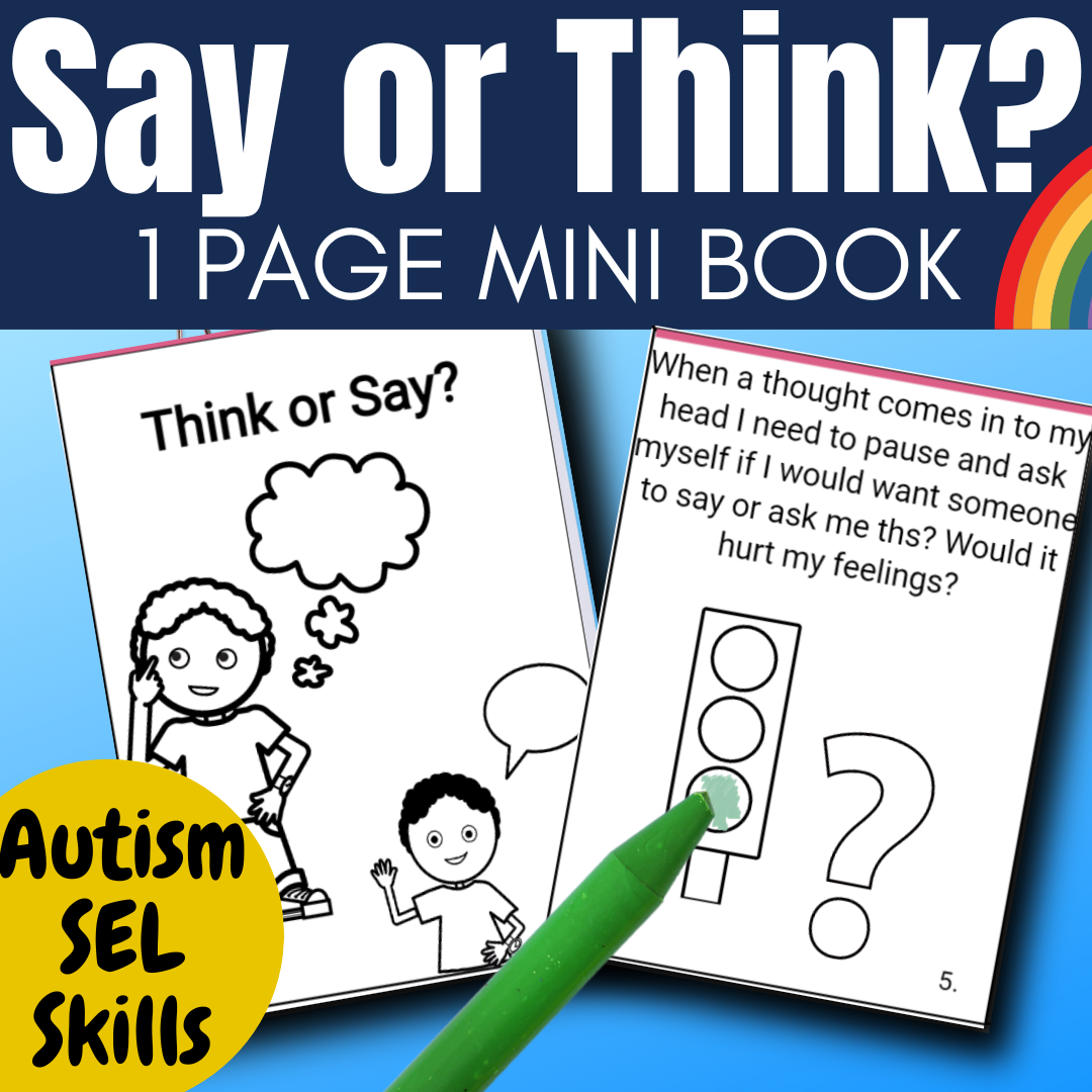 No Blurting Out! Raise Your Hand Social Story for Impulse Control ...