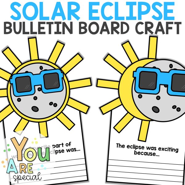 Solar Eclipse 2024 Craft Activities Writing April Bulletin Board 2nd ...