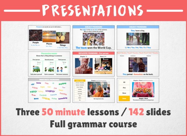 Grammar - Pronouns - Three PowerPoints and Worksheets | Made By Teachers