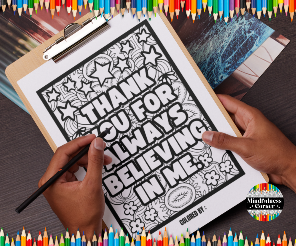 Mother's Day Gratitude & Affirmations, Growth Mindset Coloring Pages ...