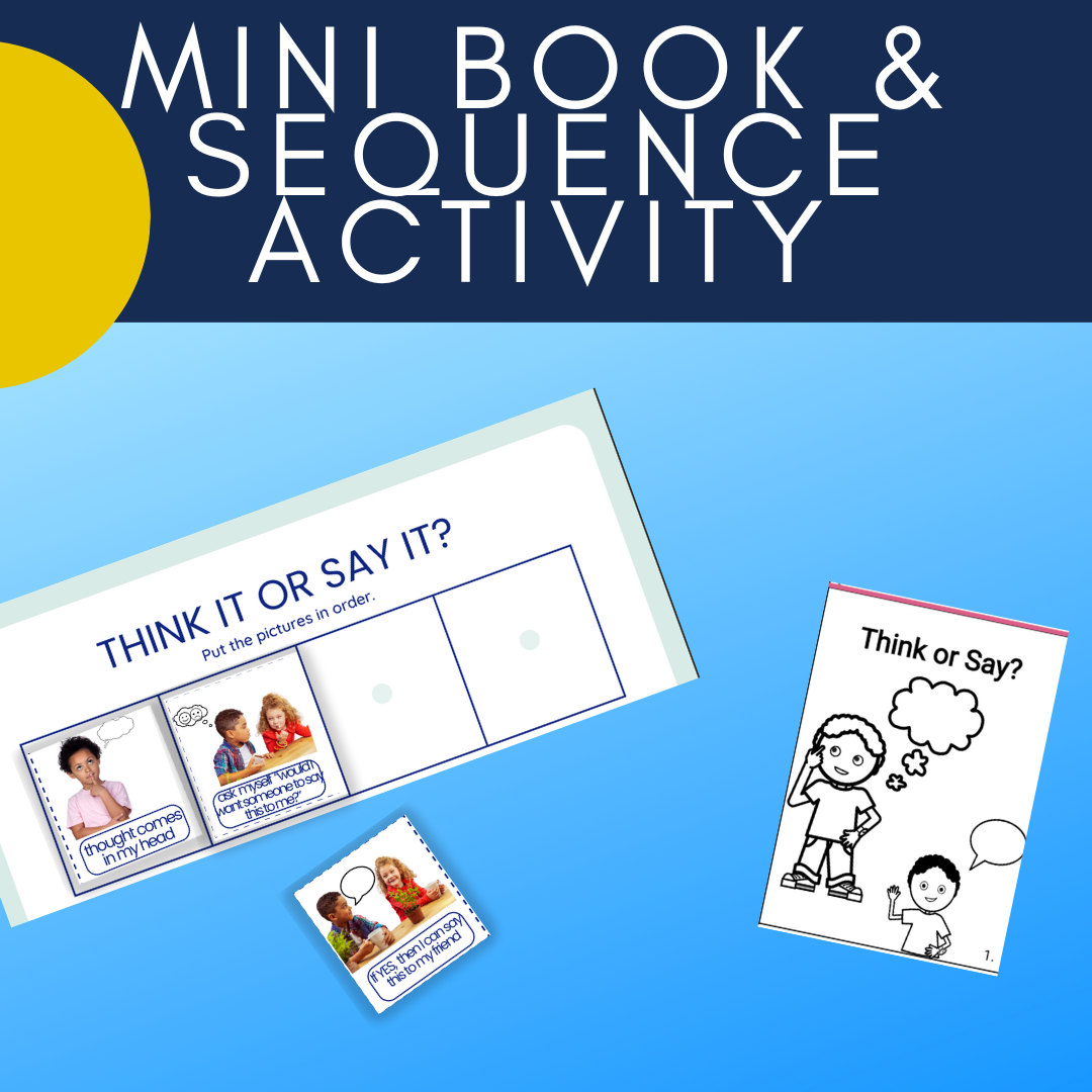 Say It or Think It Social Filter Autism Bundle Activities & Story ...