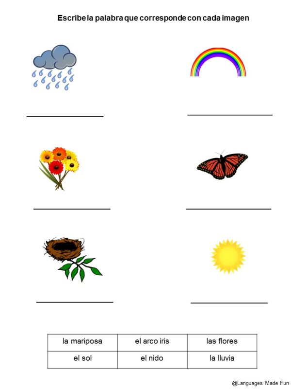 La Primavera - Spanish Spring Worksheets | Made By Teachers