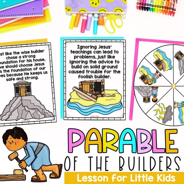 Sunday School Lessons | Parables Bible Study for Kids | Wise & Foolish ...