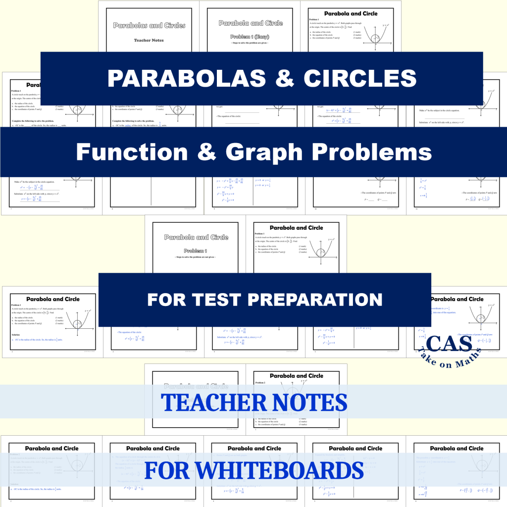 Parabolas & Circles-Functions & Graphs Review- Math Test Prep | Made By ...
