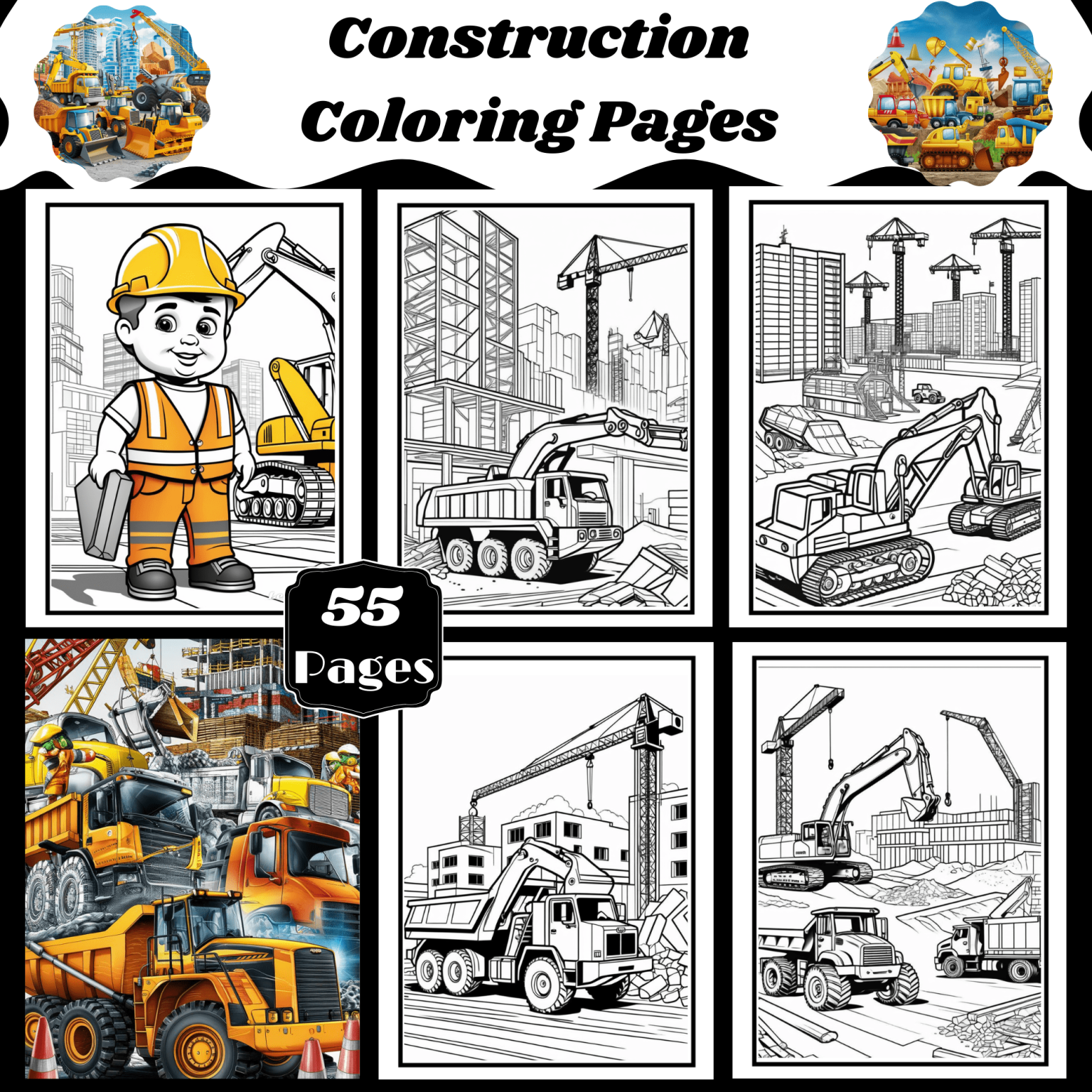 Construction Coloring Pages - Made By Teachers