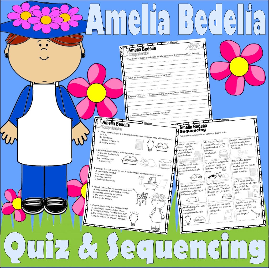 Farm Animals Theme Vocabulary Words Worksheets Definitions & FIB NO ...