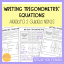 Writing Trig Equations from Graphs Guided Notes for Algebra 2 ...