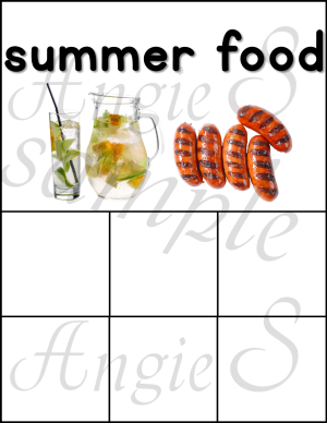 Summer Speech Therapy Activity Category Sorting Sped Autism What ...
