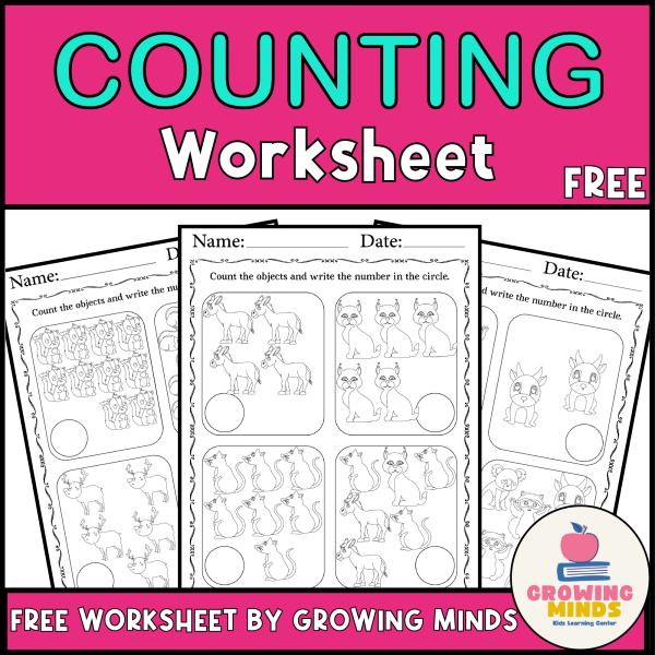Preschool Counting Numbers 0-20 Free, Printable Activity Worksheet ...