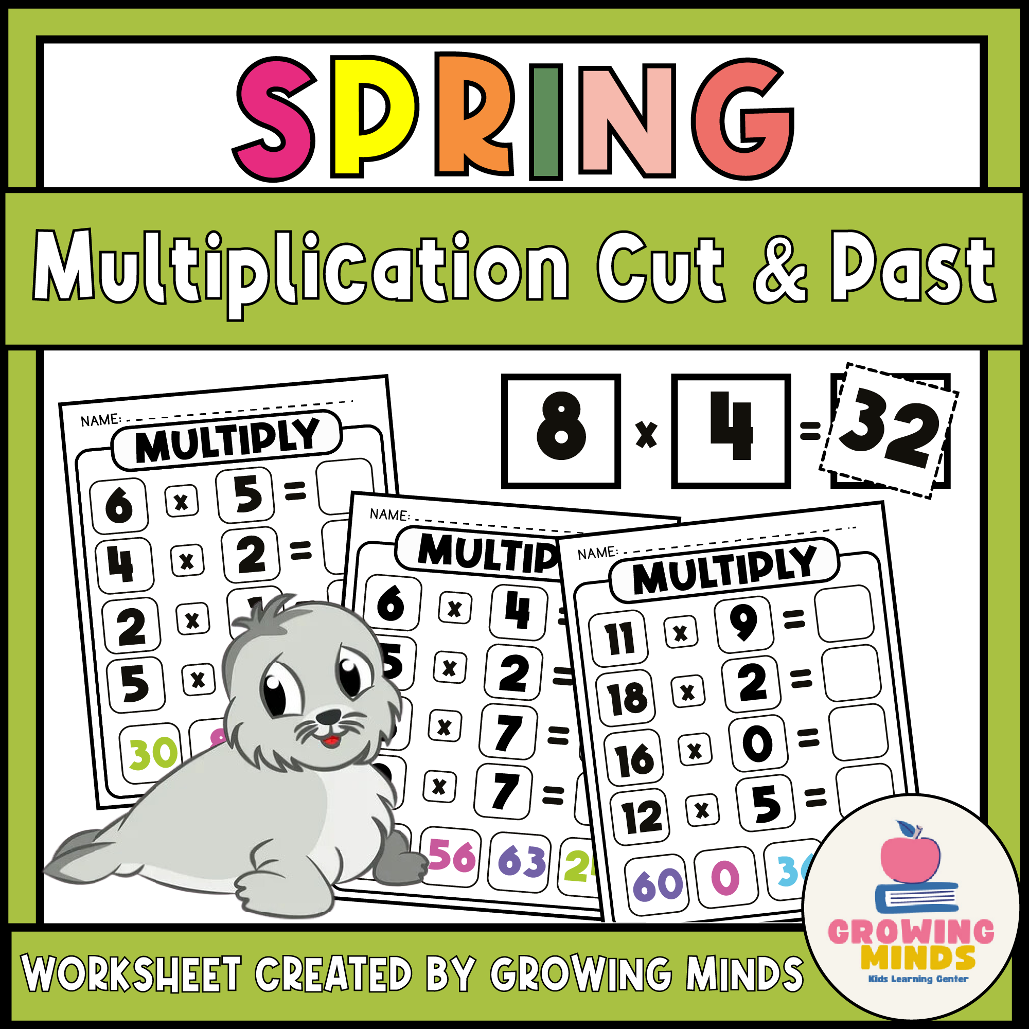 Easy Autumn Word Search Puzzle Worksheet Activity -Fall Activity | Made ...