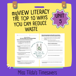 The Top 10 Ways You Can Reduce Waste - Read and Respond myView Literacy ...