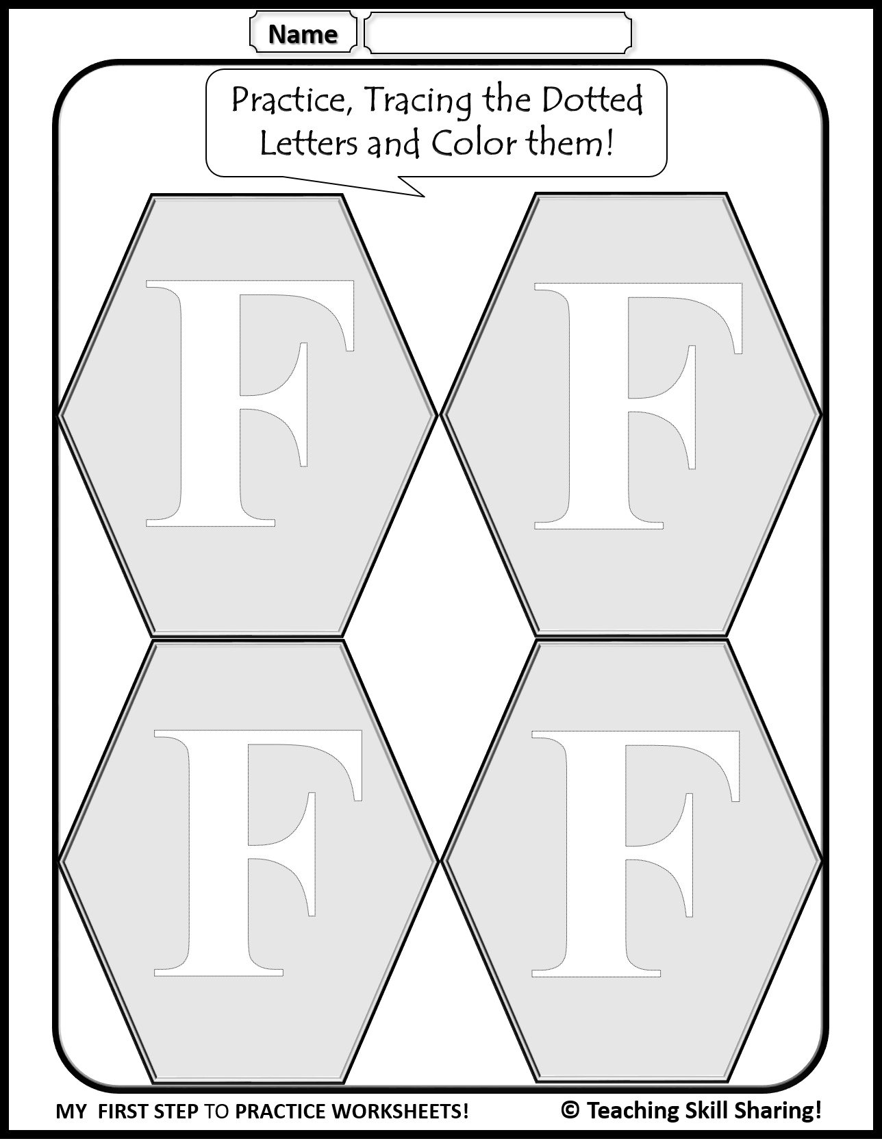 Alphabet Letter Worksheets Pre-writing: Trace, and Color More! | Made ...