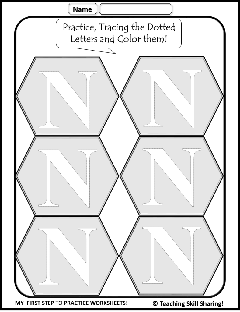 Alphabet Letter Worksheets Pre-writing: Trace, and Color More! | Made ...
