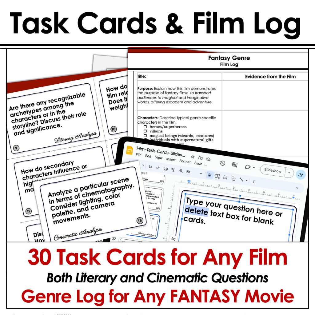 Film Genres - Introductory Lessons - 9 Different Movie Genres - Print ...