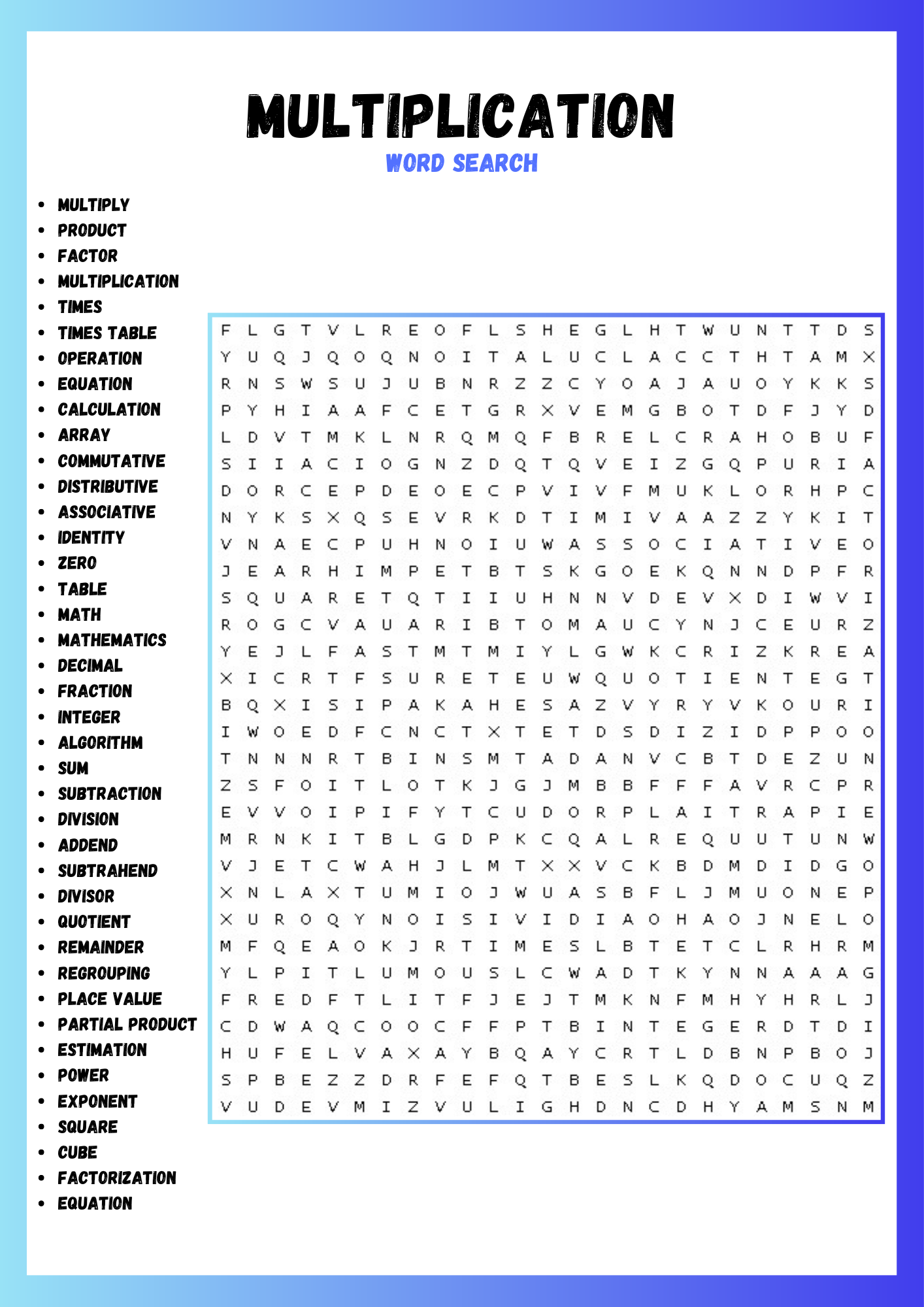 SCIENCE WORD SEARCH PUZZLE WORKSHEET ACTIVITY | Made By Teachers