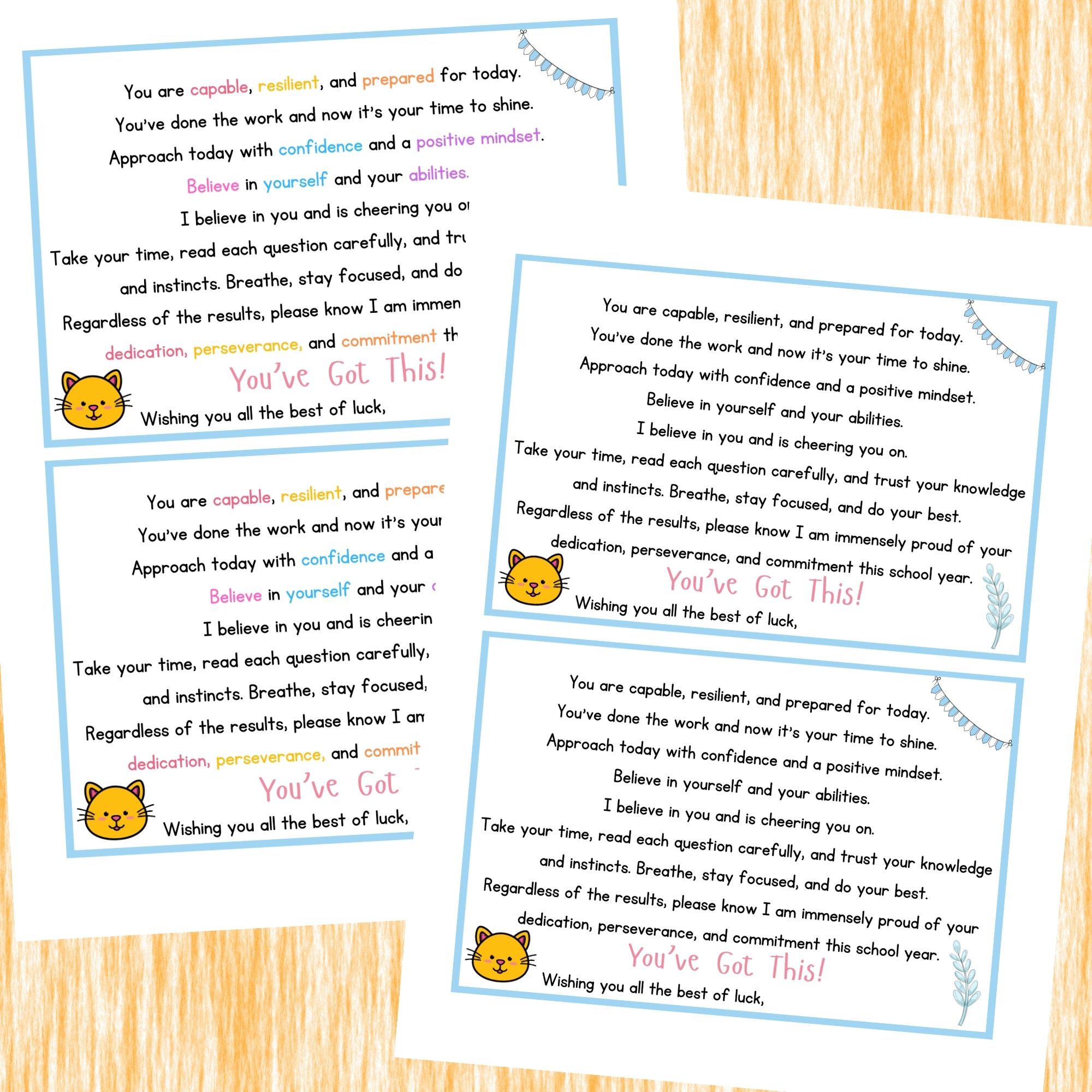 State Testing Empowerment Letter From Teacher To Students | Made By ...