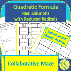 Quadratic Formula Collaborative Bundle | Made By Teachers