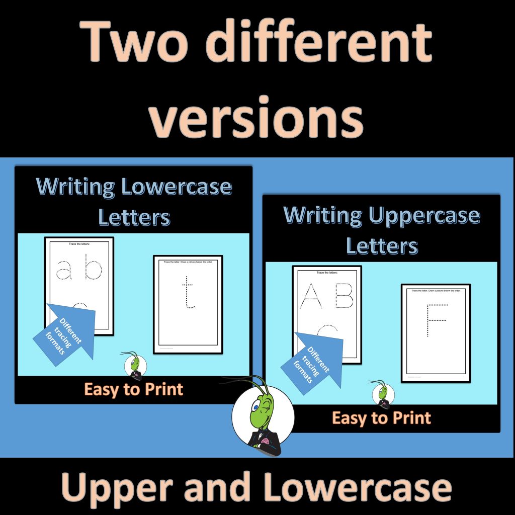 Tracing Lowercase and Uppercase Letters Prek Bundle | Early Childhood ...