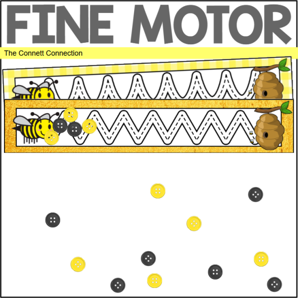Bee Prewriting Tracing Lines Activity | Made By Teachers