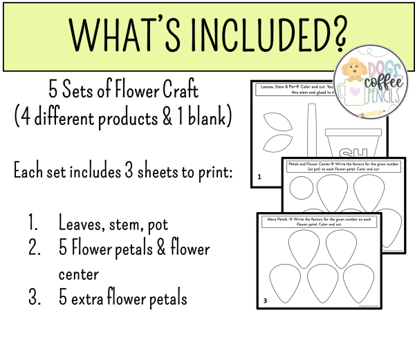 Easy Spring Phonics Craft | Digraph Flower | Printable Activity for K-1 ...