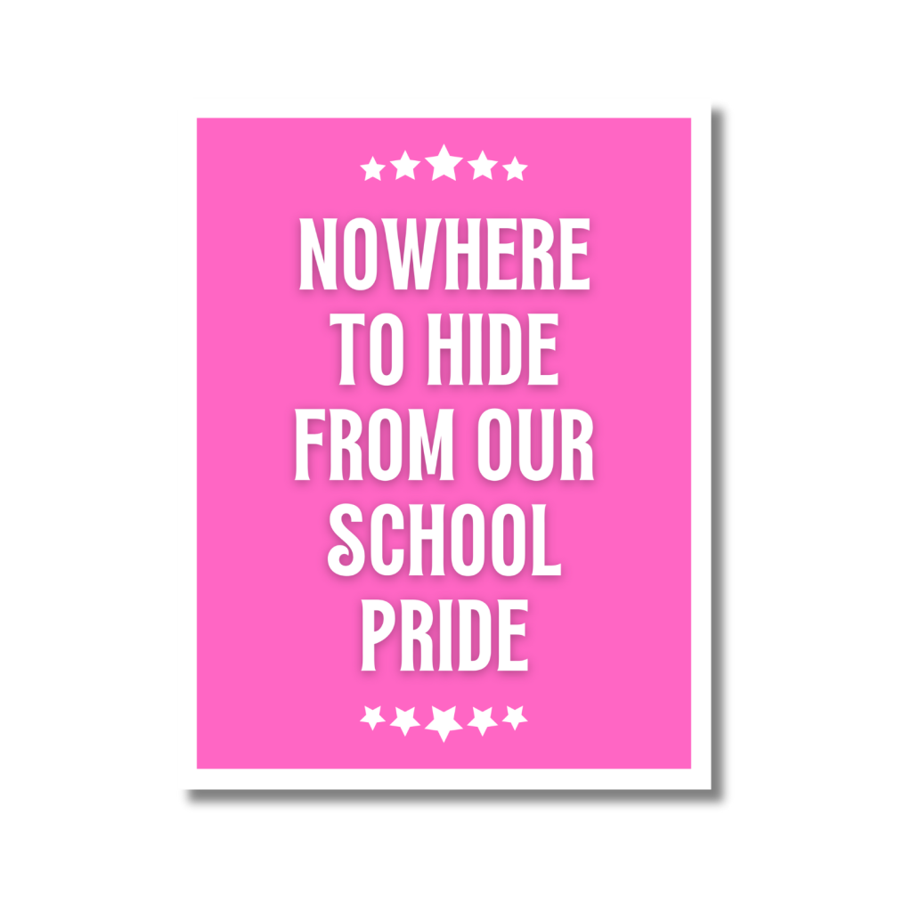 10 School Spirit Bulletin Board Posters | Positive Middle & High School ...