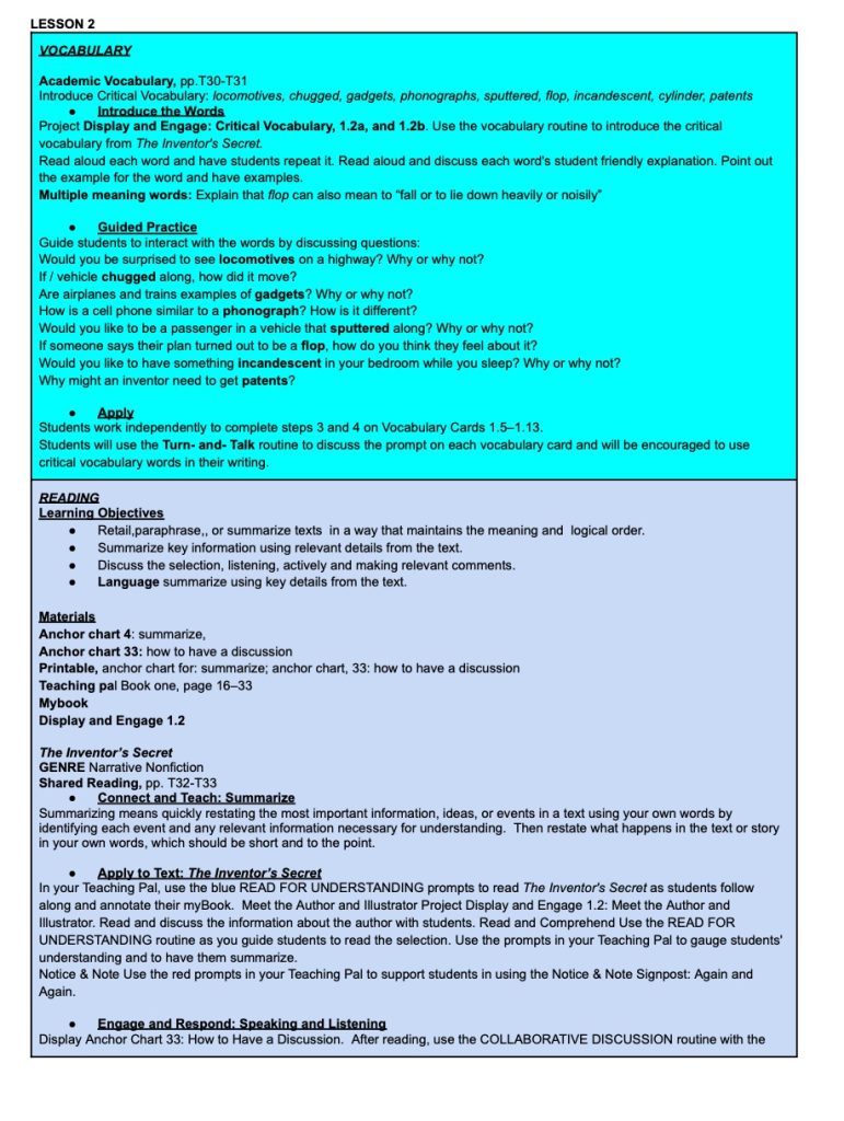5th Grade HMH Into Reading Module 1 Week 1 Full Lesson Plans 1-5 - Made ...