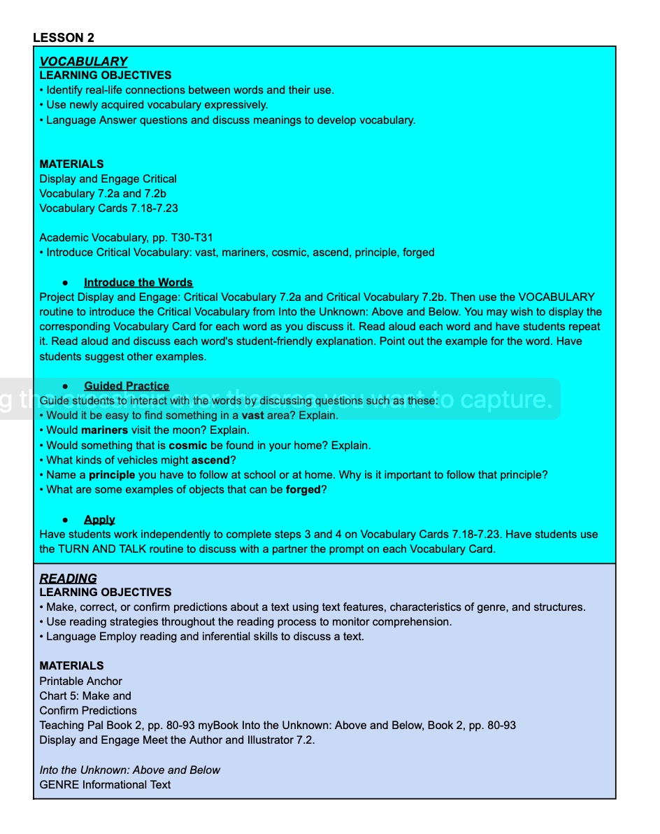 HMH 5th Grade Into Reading Module 11 Week 3 Lesson Plans | Made By Teachers