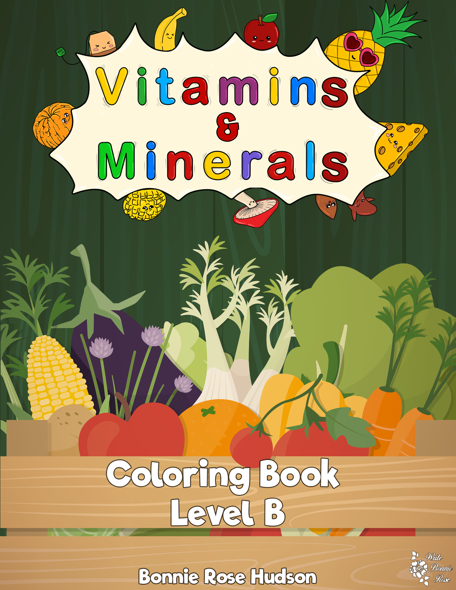 Vitamins & Minerals Coloring Book-Level B | Made By Teachers
