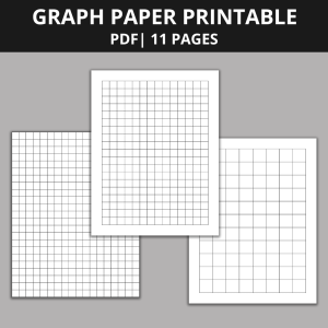 Graph Paper Printable, Multiplication Grid Paper, Square Grid Paper ...