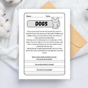Reading Comprehension - Dogs | Made By Teachers