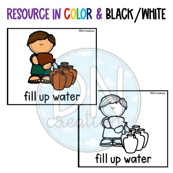 Jesus Turns Water into Wine Bible Scavenger Hunt | Miracles of Jesus ...