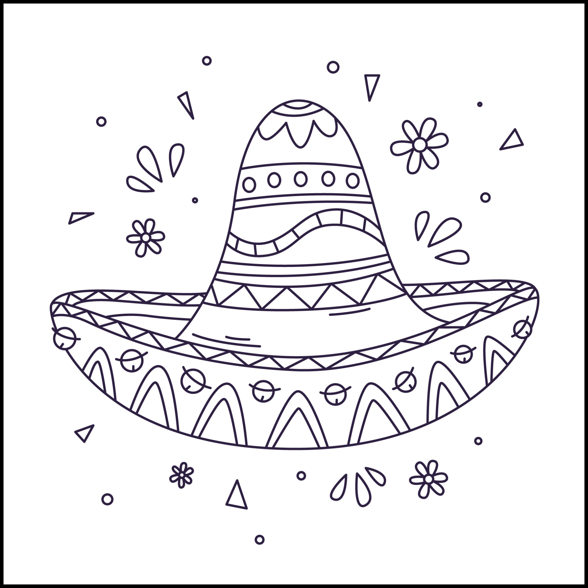 Coloring Pages Cinco De Mayo